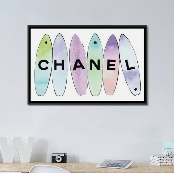 CHANEL | Wall Decor | Chanel 8 2x11 Framed Wall Art | Poshmark